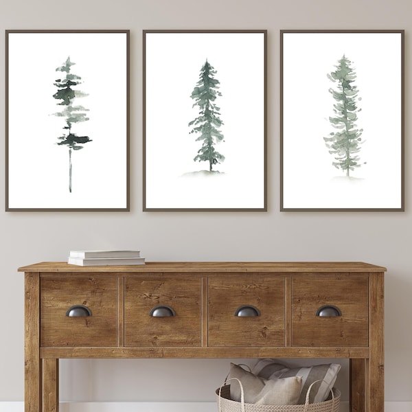 Pine Tree Poster - Etsy