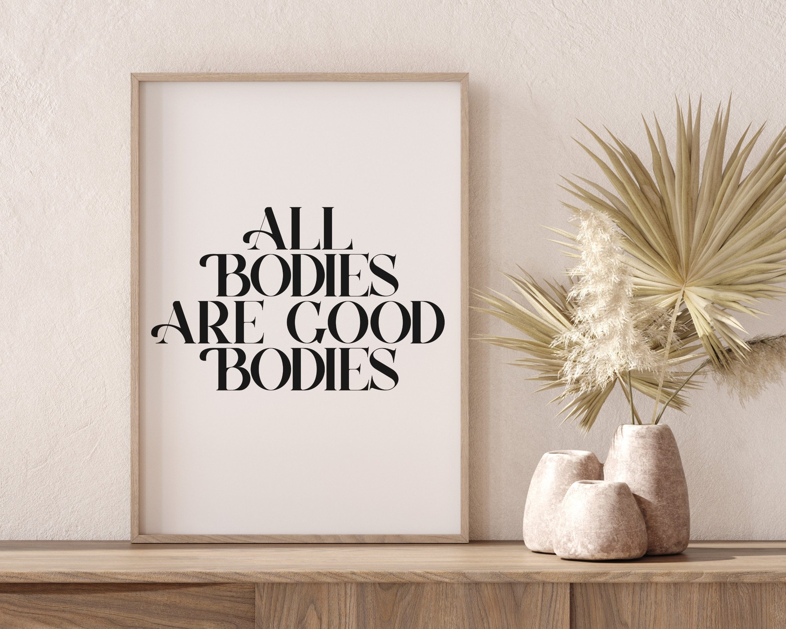 Body Positive Art Print All Bodies Are Good Bodies Curvy - Etsy