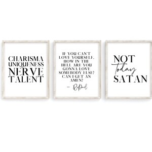 Set of 3 Rupaul Quote Bundle Digital Download/ Rupaul Quote - Etsy Canada
