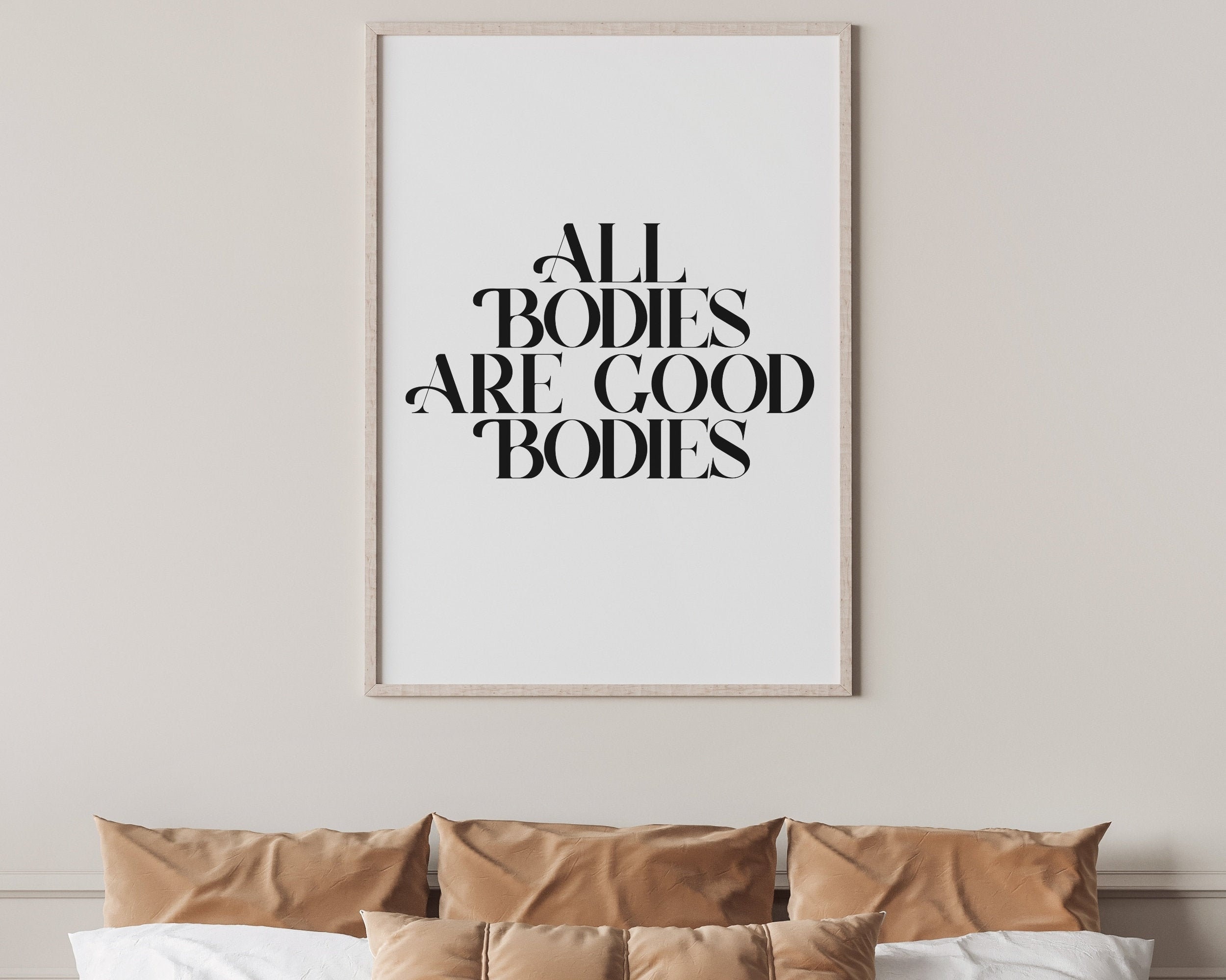 Body Positive Art Print All Bodies Are Good Bodies Curvy - Etsy