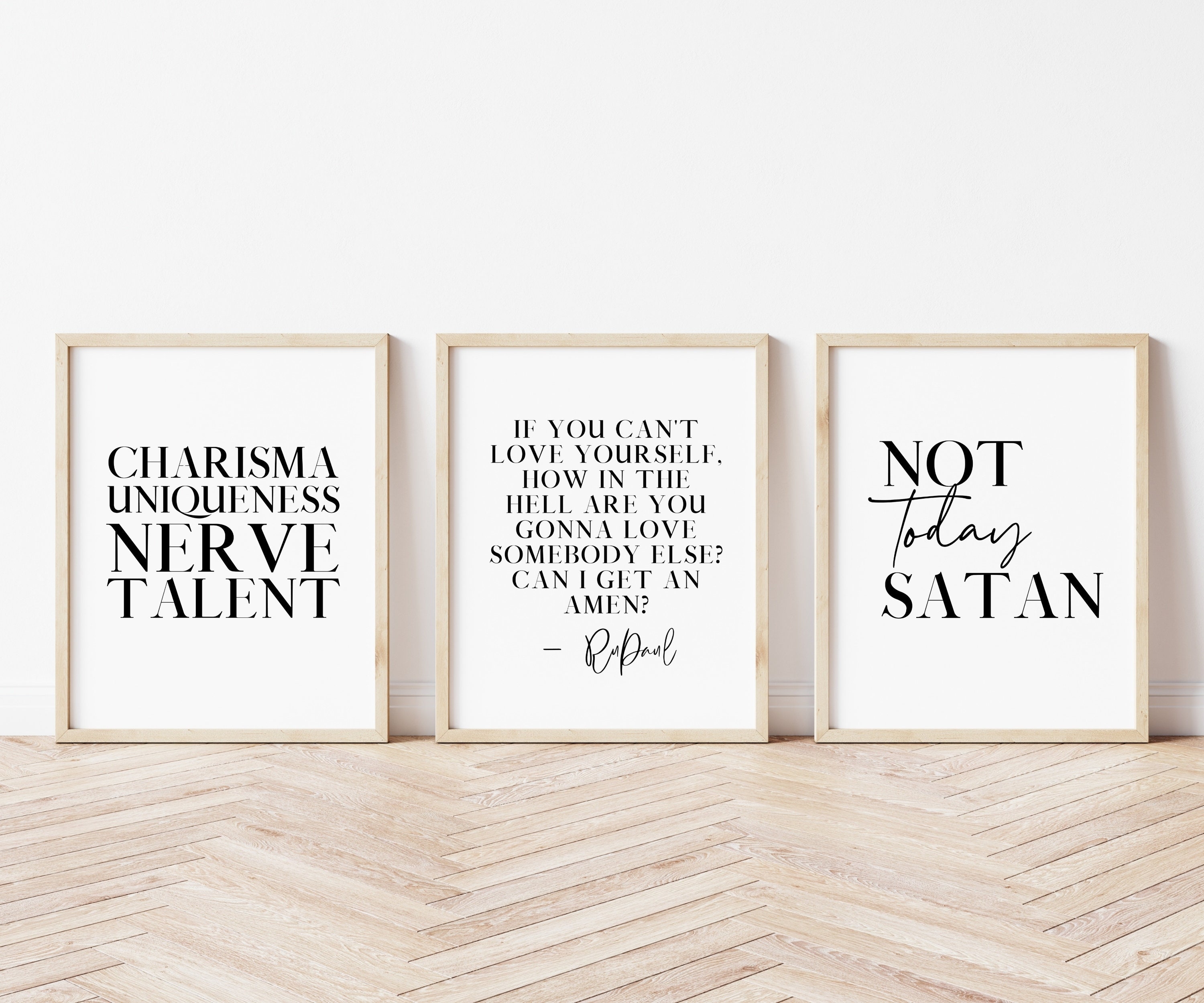 Set of 3 Rupaul Quote Bundle Digital Download/ Rupaul Quote Art ...