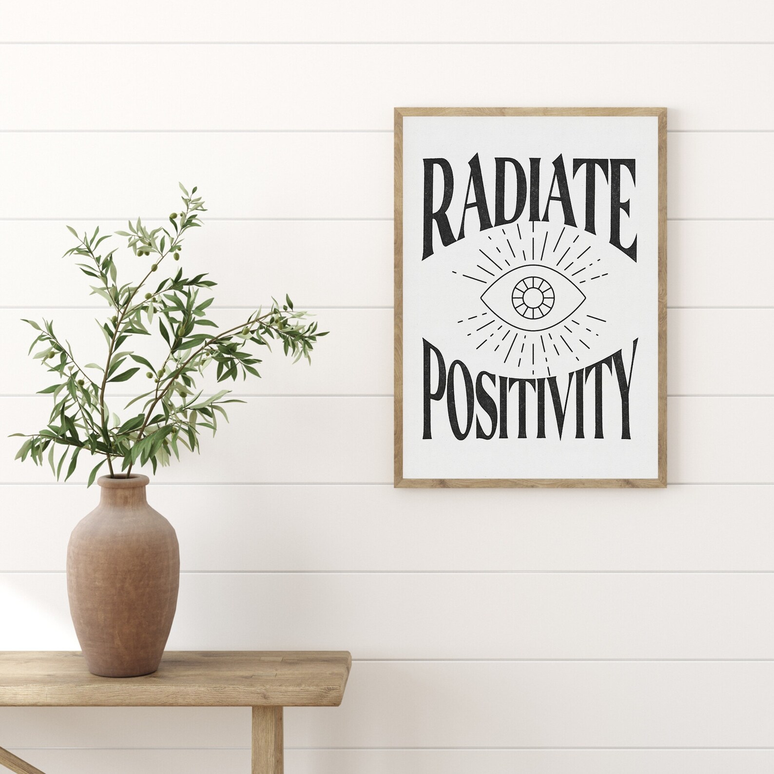 Radiate Positivity Poster Inspirational Room Decor Aesthetic - Etsy