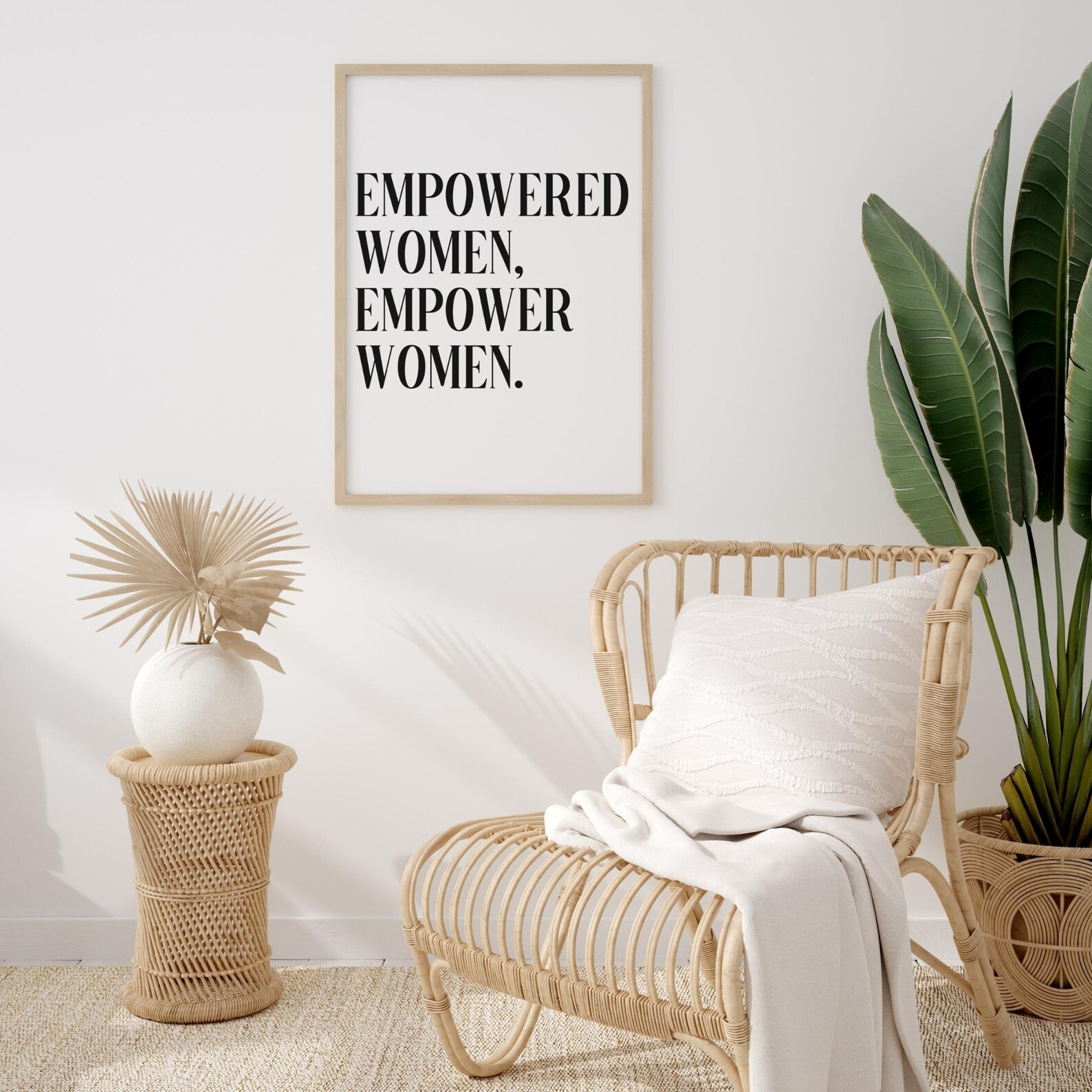 Women Empowerment Art Minimalist Wall Art Feminist Art Wall Etsy
