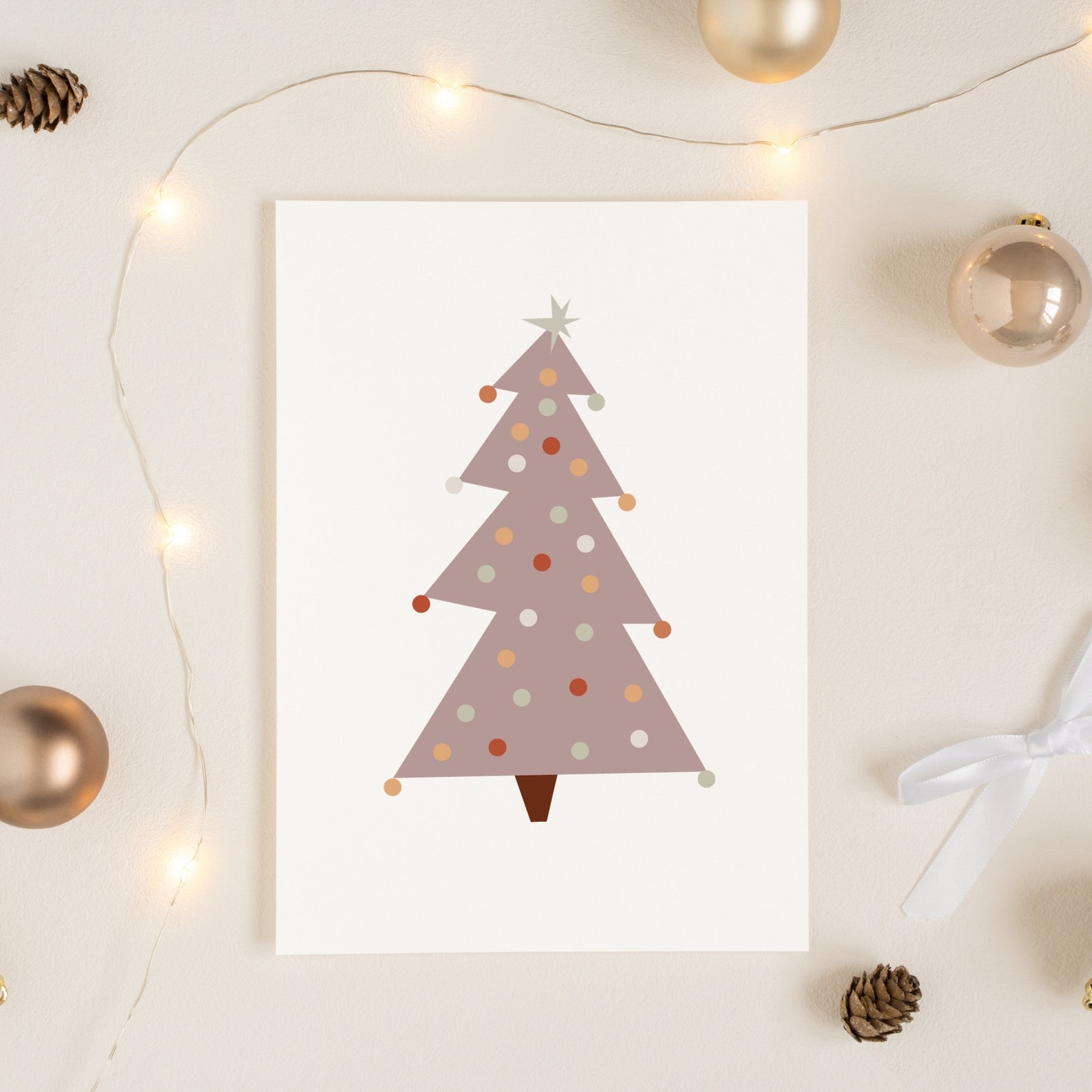 Bohemian Christmas Decor Boho Christmas Wall Art Modern | Etsy