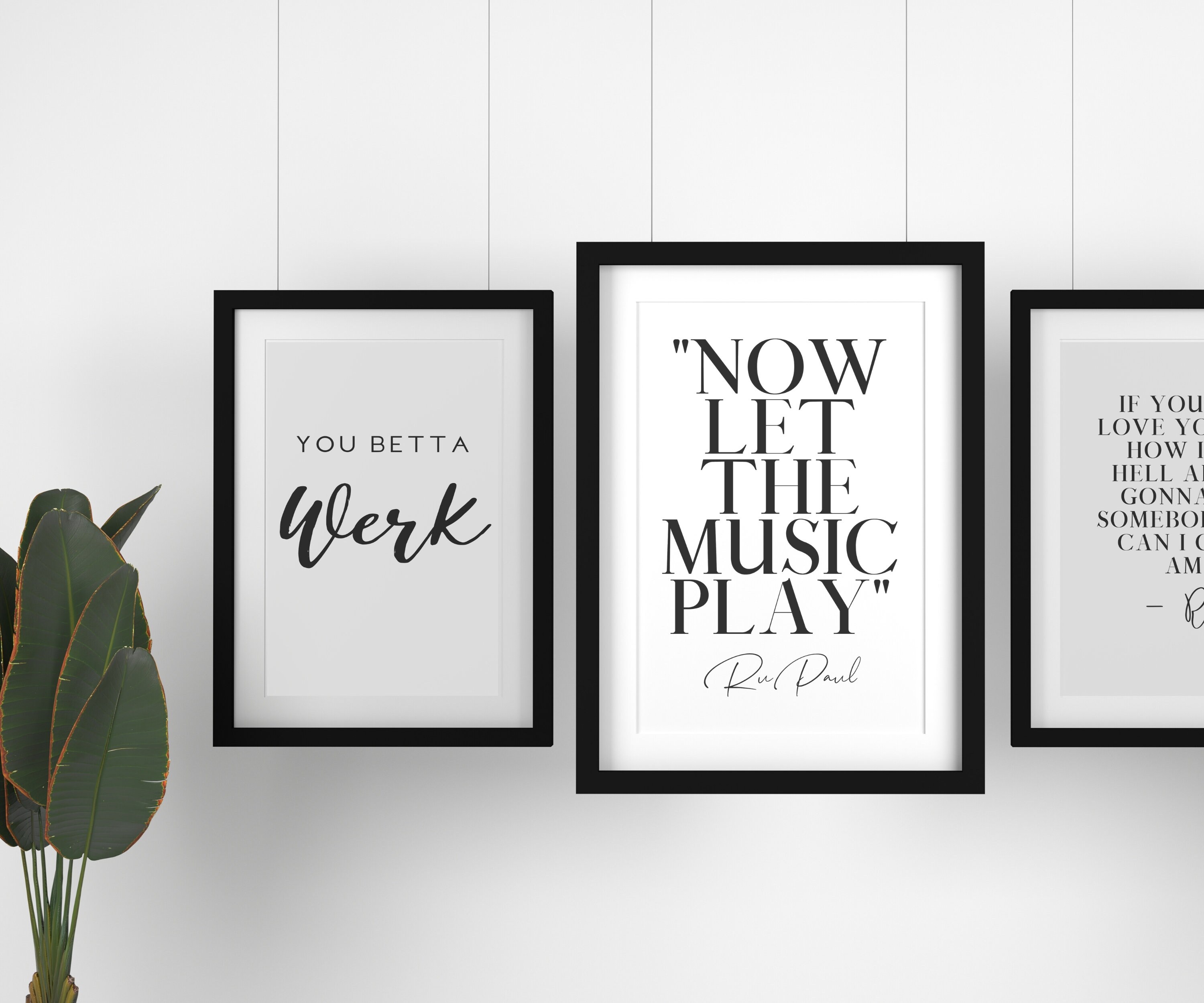 Set of 3 Rupaul Quote Bundle Digital Download/ Rupaul Quote | Etsy