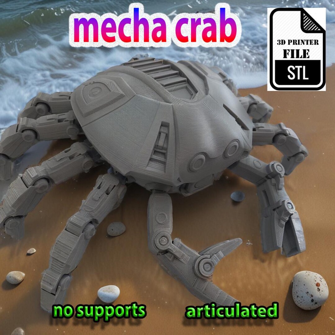 Mecha Crab Articulated / STL Print 3d - Etsy Canada