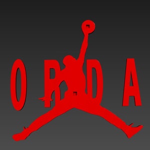 Air Jordan Logo.3d Printer STL - Etsy