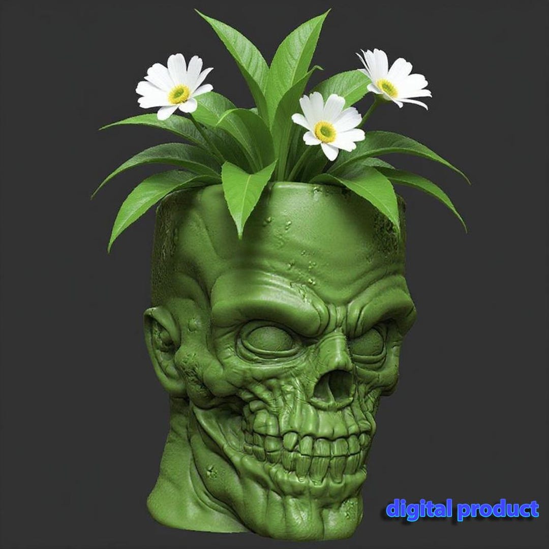 Zombie Mug/planter/pen -stl File for 3dprinter - Etsy