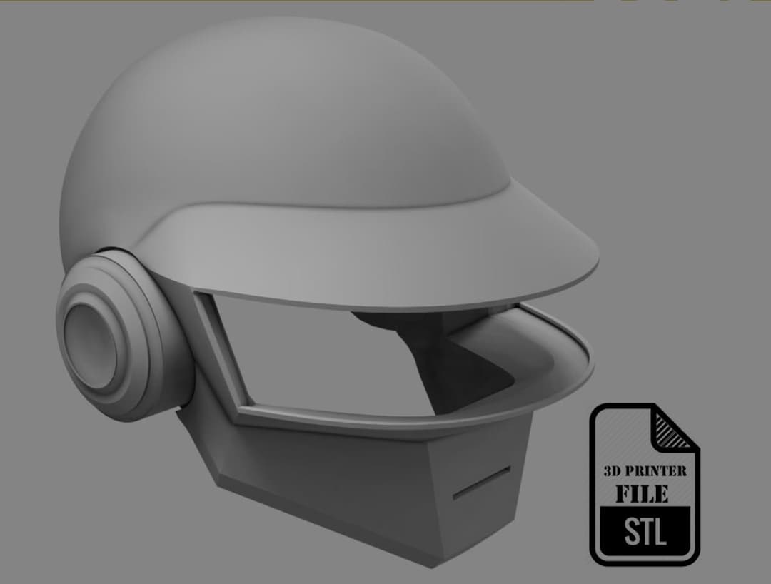 Daft Punk Helmet,3d Printable STL File ,stl - Etsy