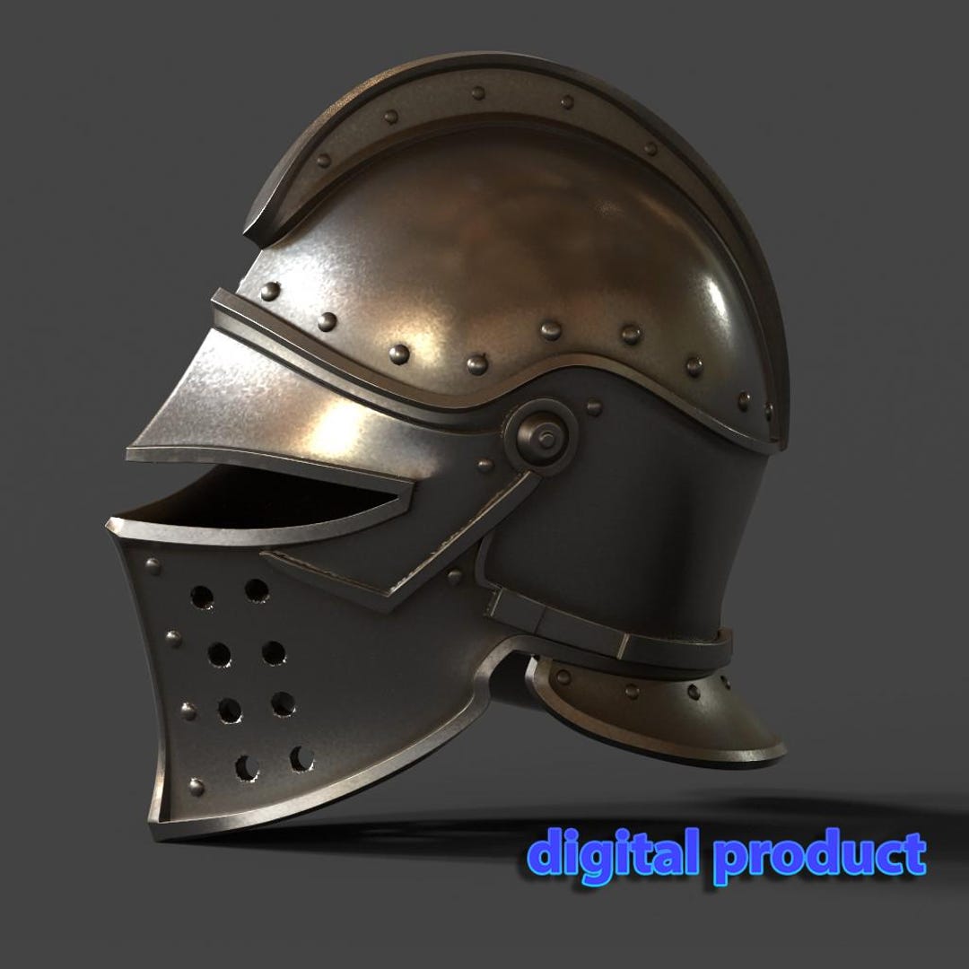 Medieval Soldier Helmet – Wearable STL File for 3D Printing - Etsy