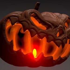 Pumpkin Halloween STL 3d Printer - Etsy