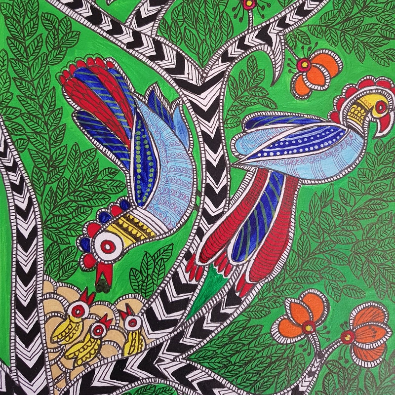 Mithila Painting - Etsy