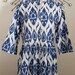 Rare Indian Rayon Cotton Printed Women Long Maxi Dress Indigo - Etsy