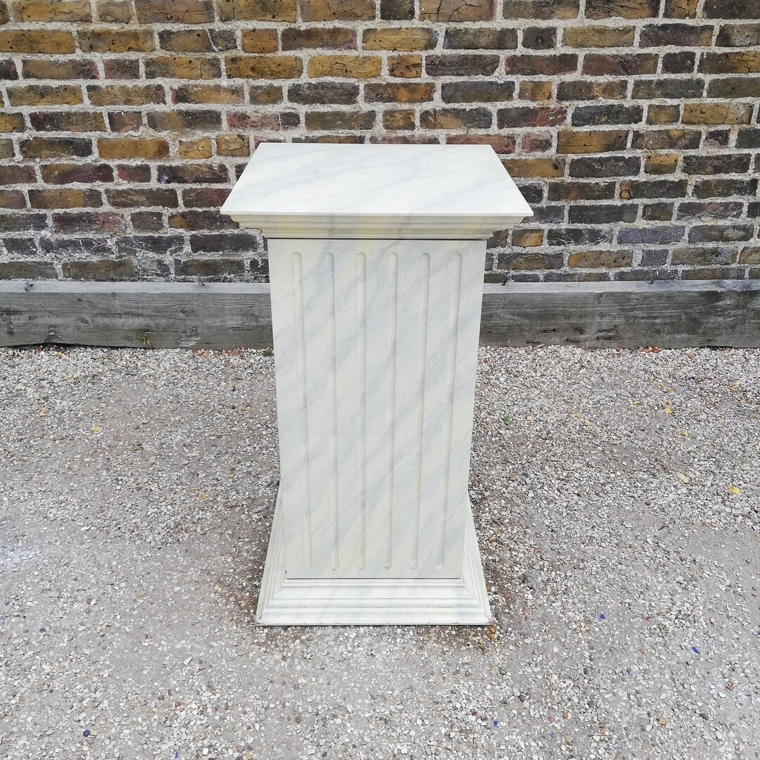 Retro 1970s Italian Style Podium Plinth Column Cabinet - Etsy