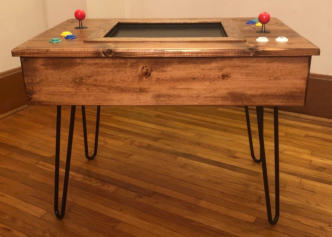 60-in-1 Cocktail Table Arcade Machine With Mid-century Modern - Etsy