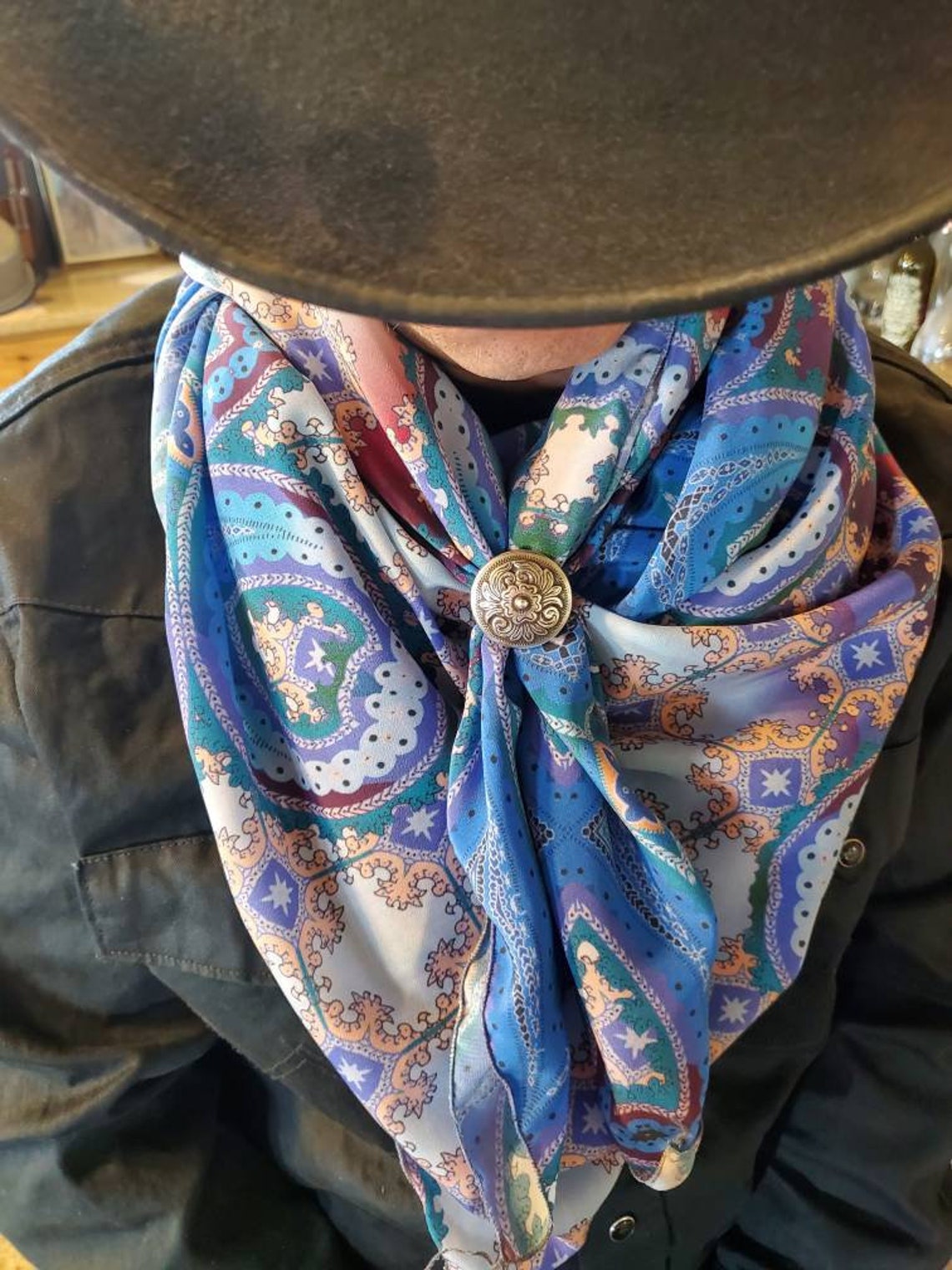 100% Silk Wild Rag extra large | Etsy