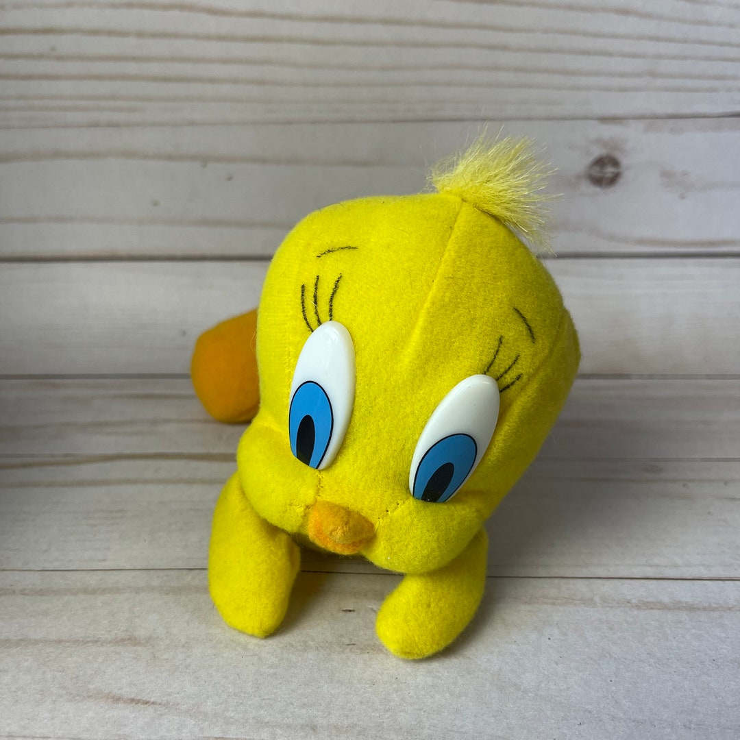 Vintage 1997 Warner Bros, Looney Tunes Beanie Tweety Bird. - Etsy