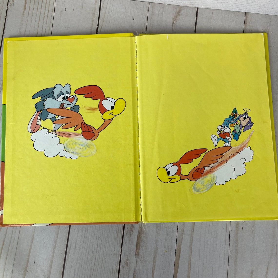 Vintage 1991 Tiny Toons Adventures The Big Race Hardback book. | Etsy