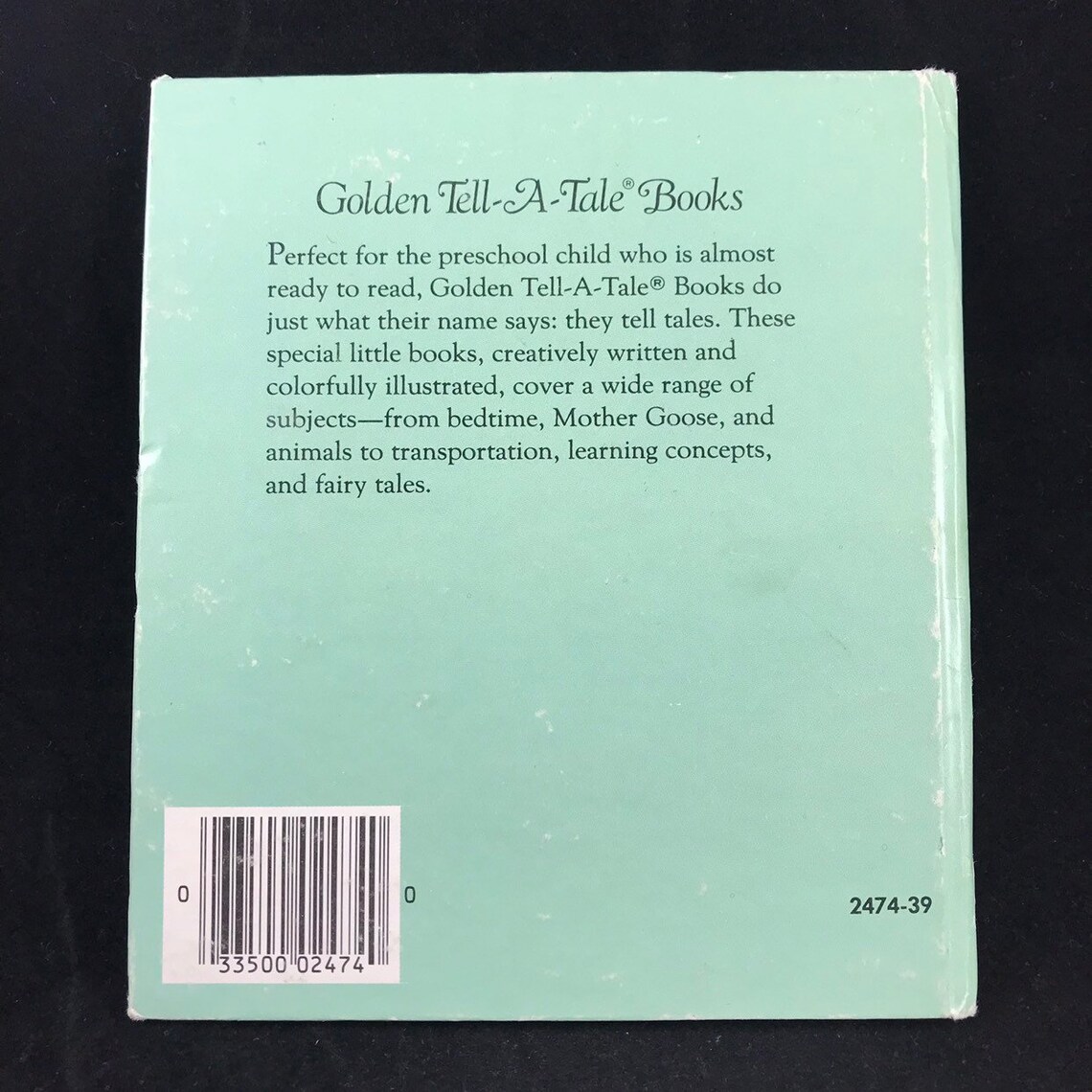 Vintage Golden Tell a Tale Book Big and Little are not the | Etsy