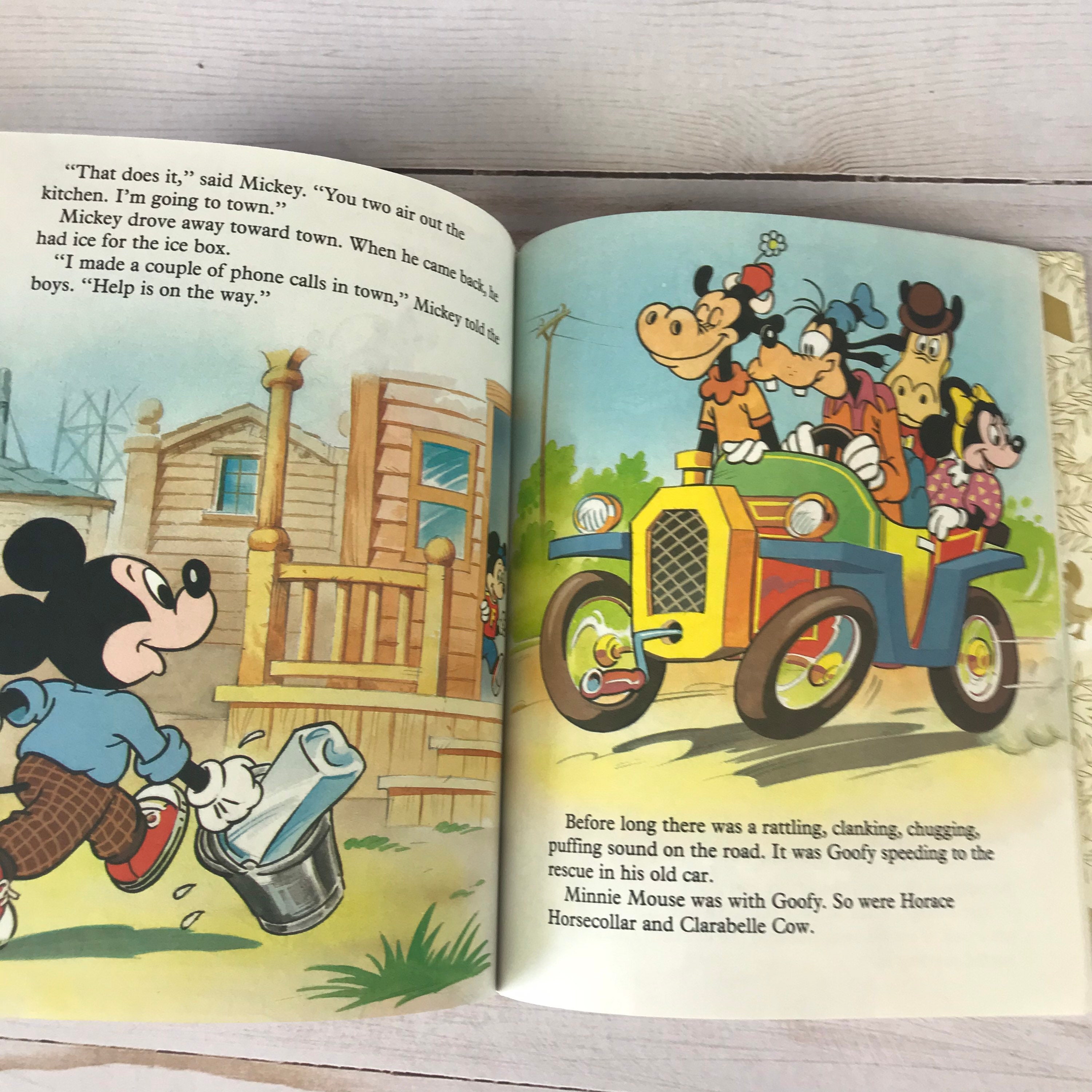 Vintage Little Golden Book Mickey Mouse Those Were the Days. | Etsy