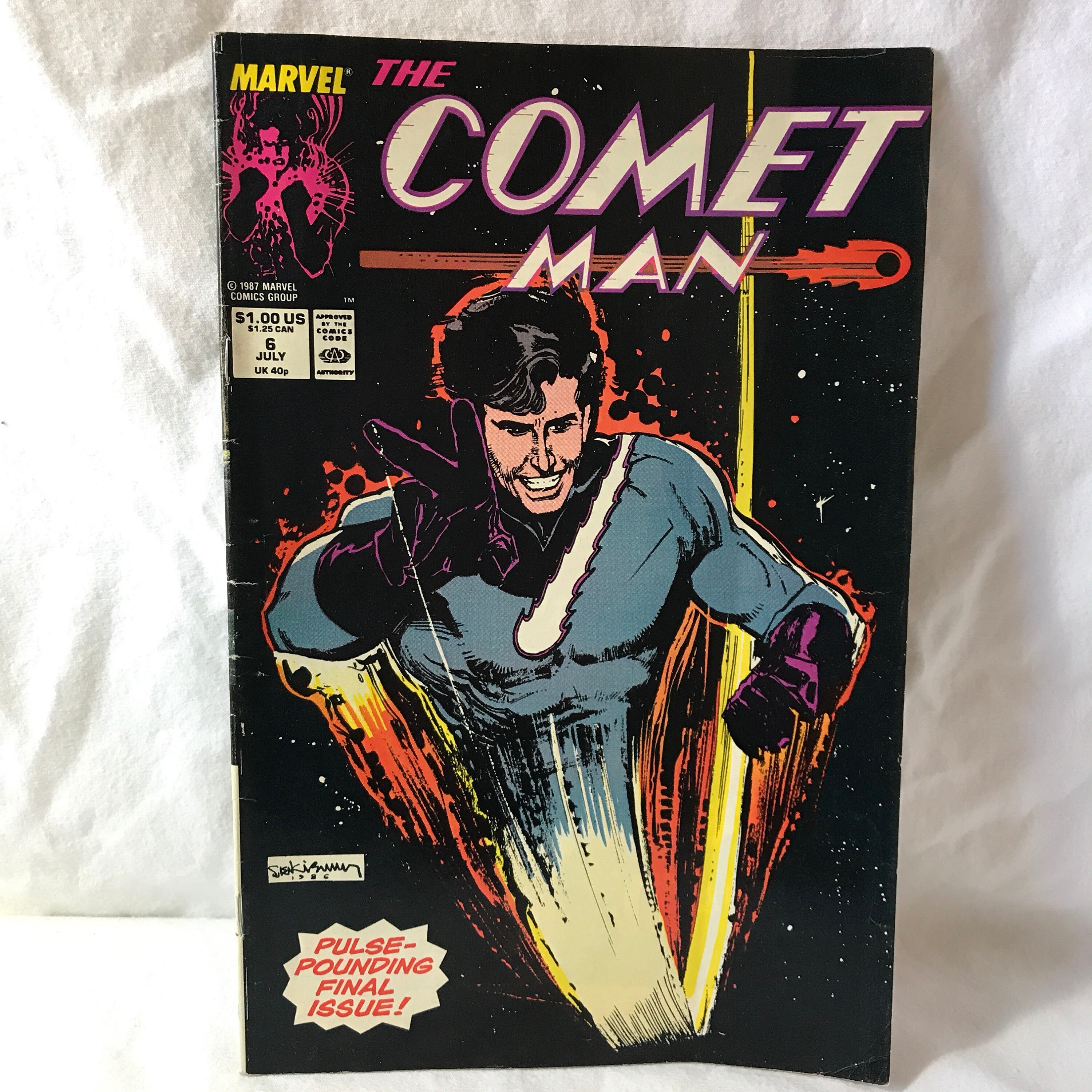 1987 Marvel Comics Comet Man vol 1 no 6 | Etsy