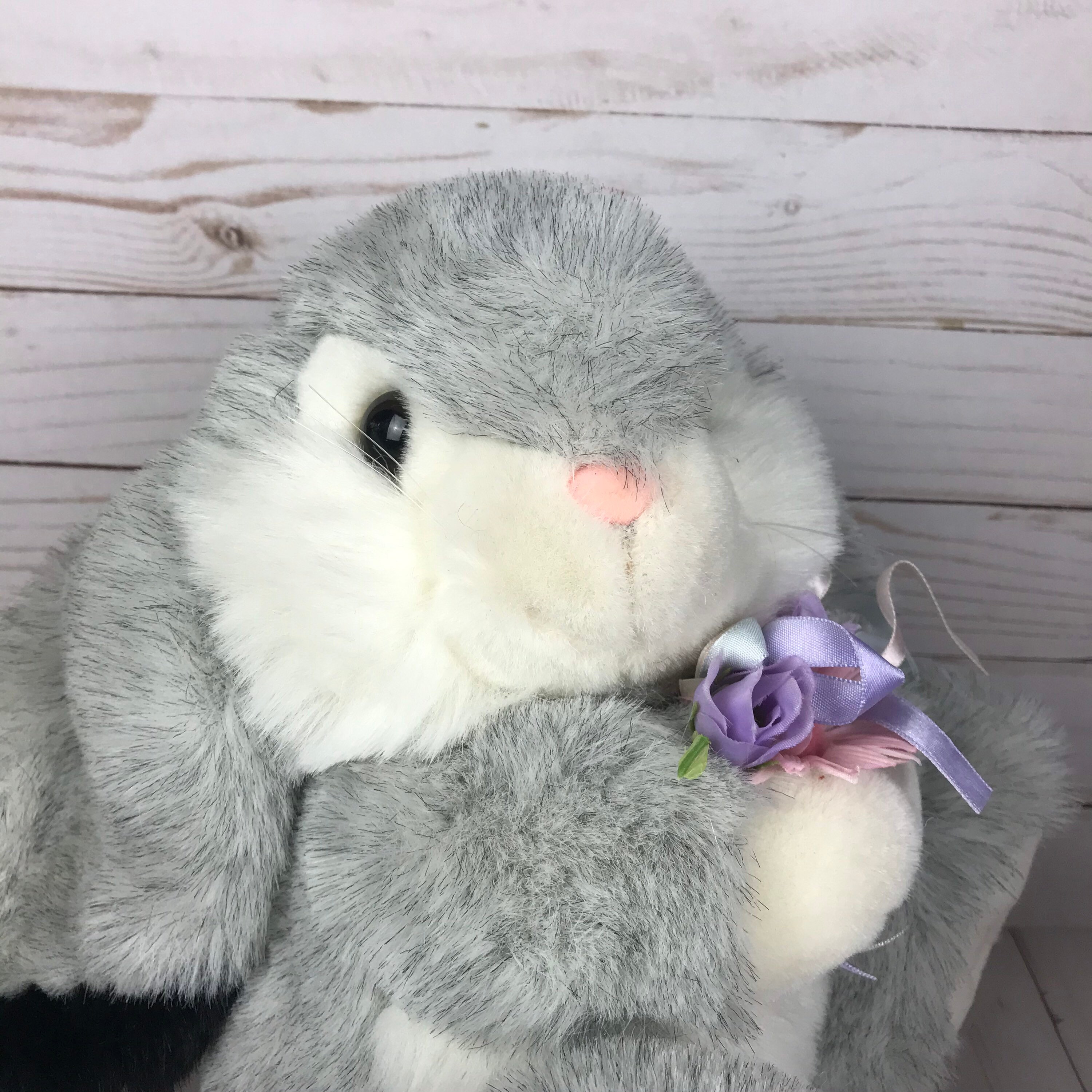 Toys & Games Plush Rabbit Bunny Chrisa Playful Plush 1988 Toys etna.com.pe