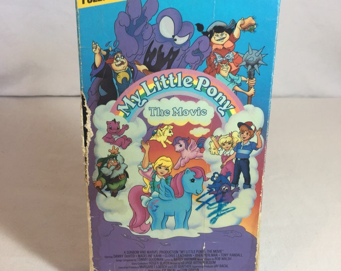 1986 My Little Pony Movie VHS Tape - Etsy
