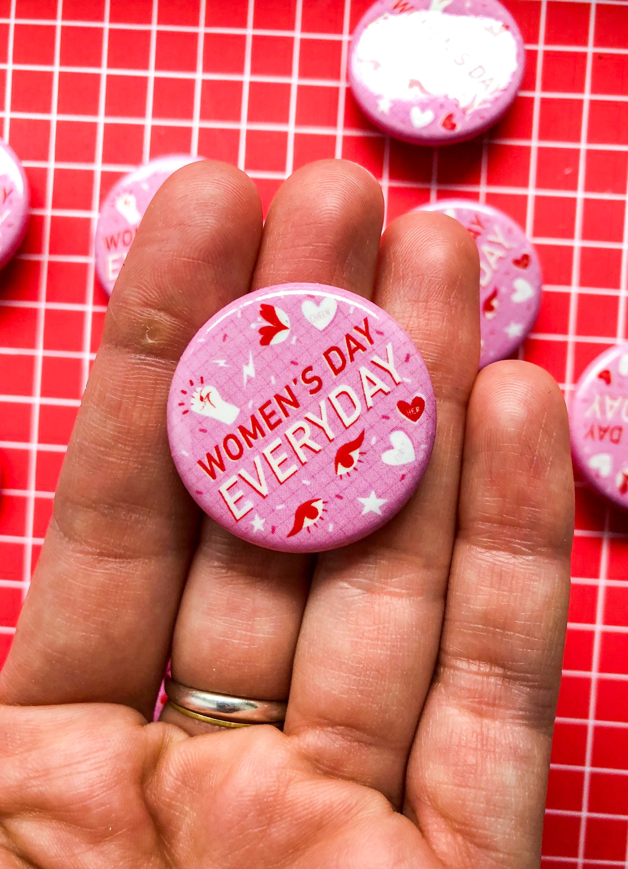 Women's Day Everyday 1''25 Pinback Button pin | Etsy