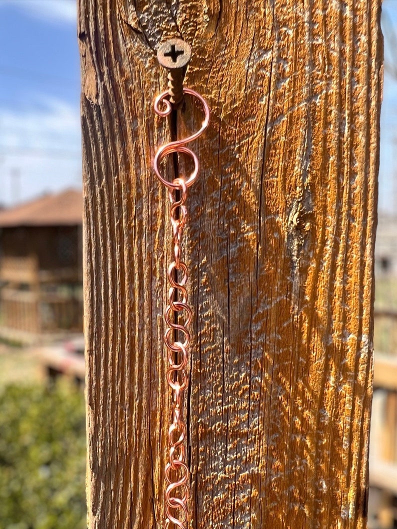 Handcrafted Copper Hummingbird Swing With Crystal: Crystal Garden ...