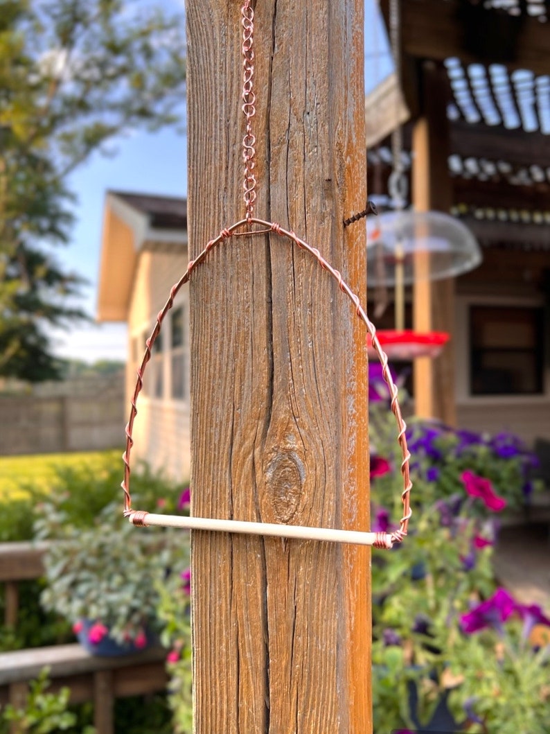Hummingbird Swing, Hummingbird Perch Near Feeder, Copper Hummingbird ...