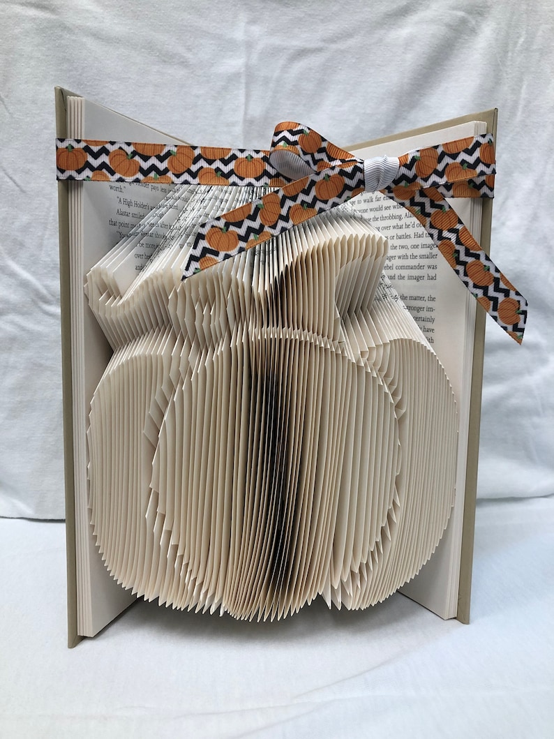 Pumpkin Book - Etsy