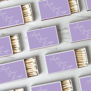 BULK SET OF 50 Add Your Logo Brand Design Personalized Matches - Custom ...