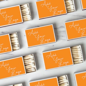 BULK SET OF 50 Add Your Logo Brand Design Personalized Matches - Custom ...