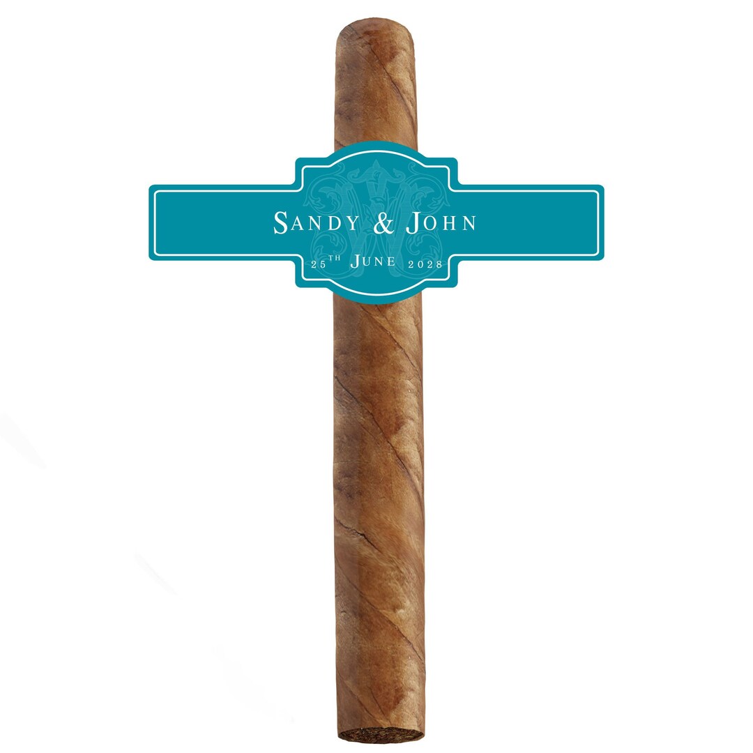 18pcs BULK Wedding Cigar Labels - Anniversary Favors - Cigar Labels ...