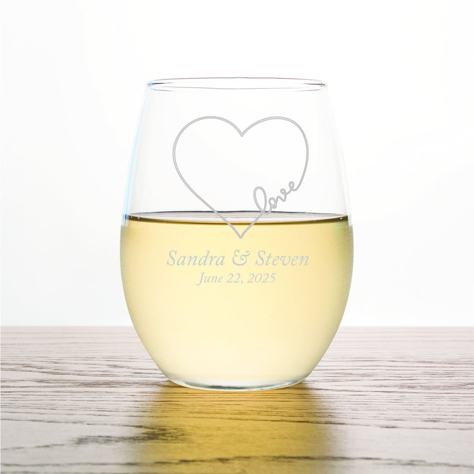 24pcs Personalized Stemless Wine Glass 9oz Various Styles - Etsy