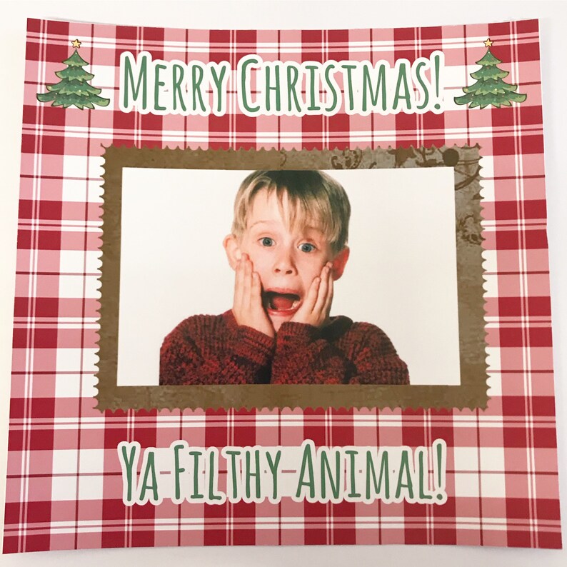 Home Alone Christmas Card Etsy