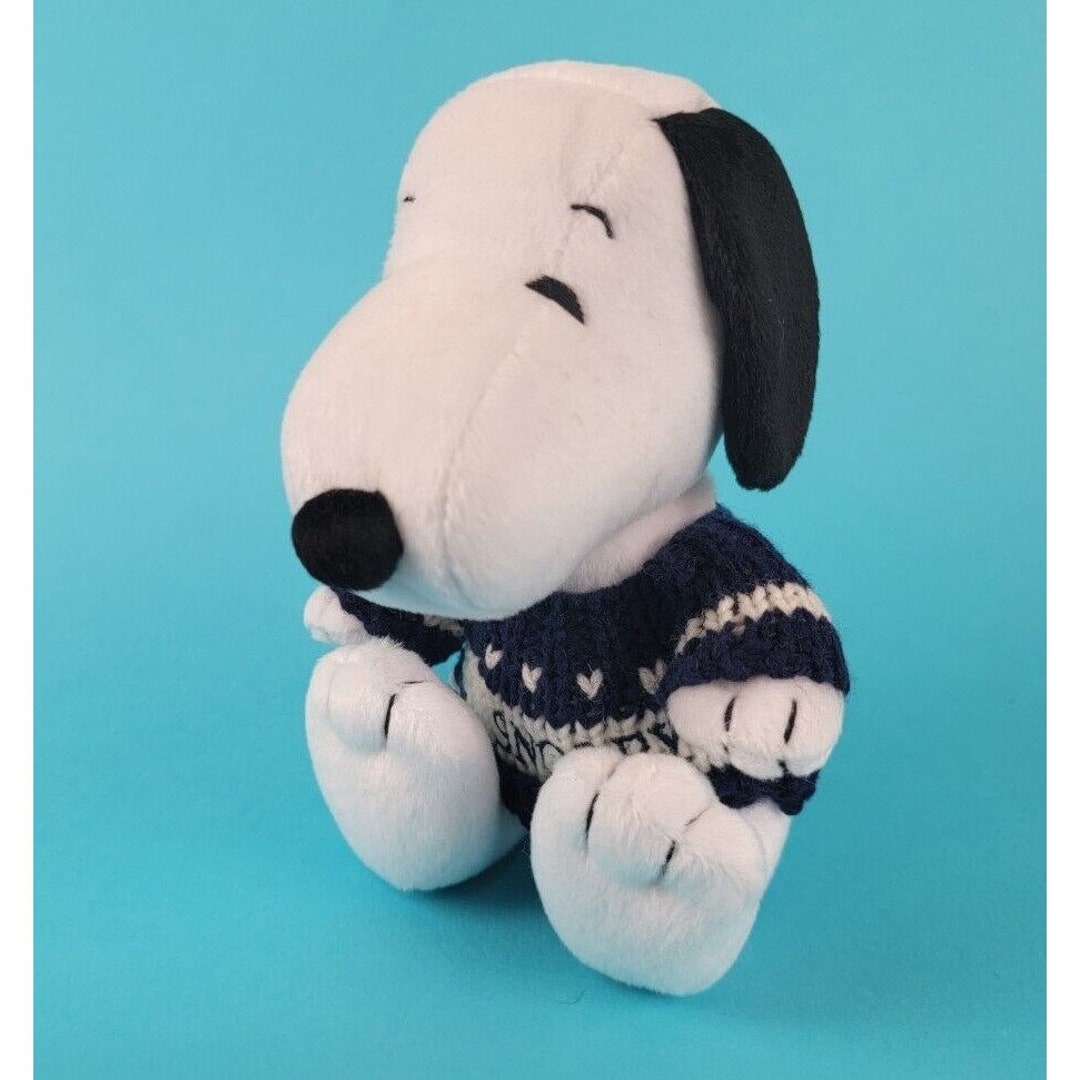 Peanuts Snoopy Sweater Plush 5" Stuffed Animal Christmas Doll - Etsy