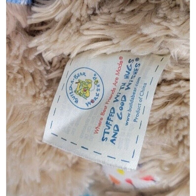 Build A Bear Champ Bear Patches Plush Brown Stuffed Animal 15 UNSTUFFED ...