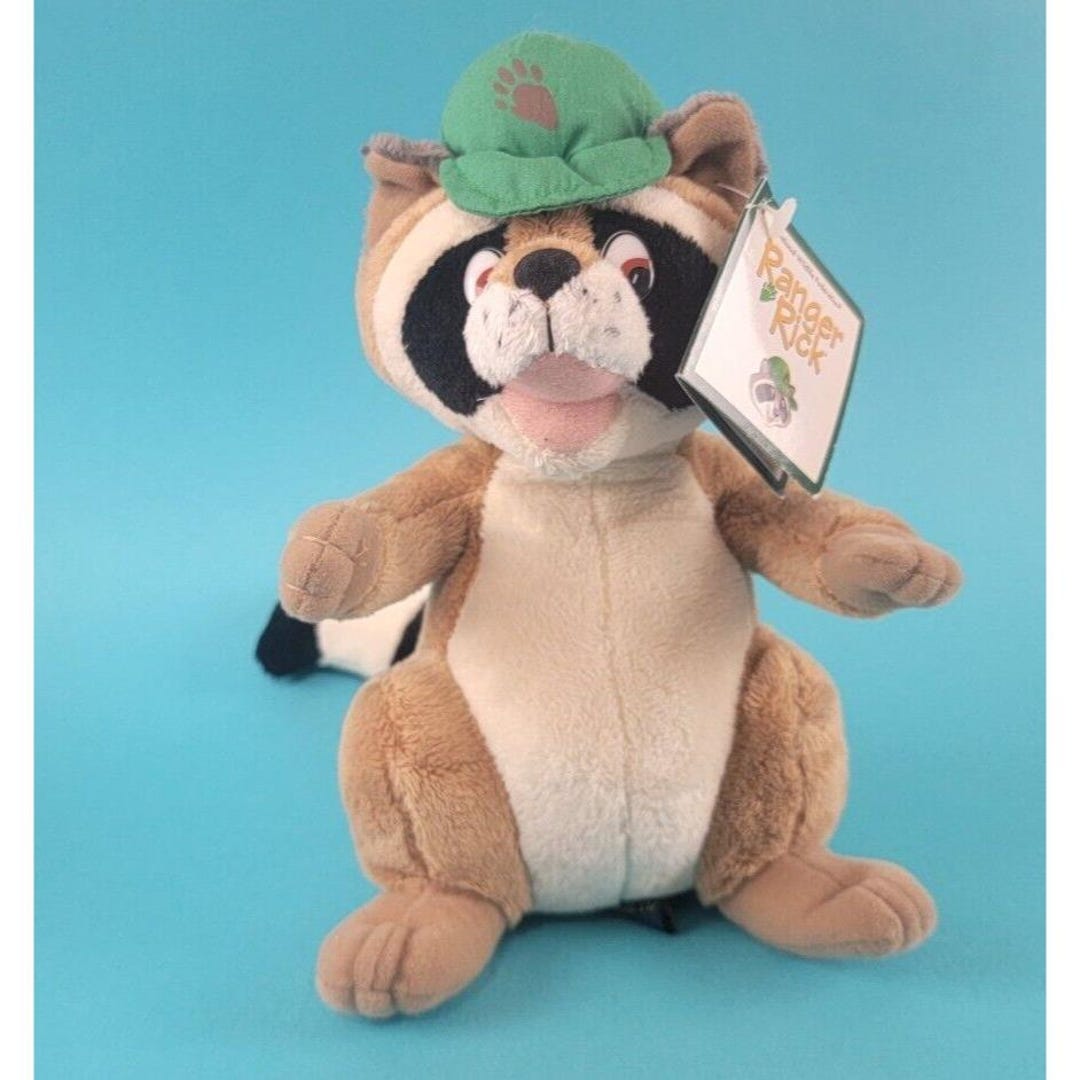 Ranger Rick Raccoon 8 Plush Stuffed Animal Vintage 1994 Doll Mascot - Etsy