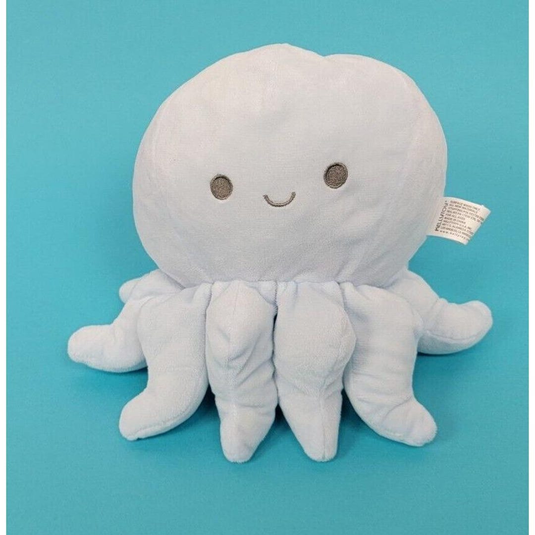 Kellytoy Blue Octopus Plush 10" Nursery Stuffed Animal Marine Sea Soft ...