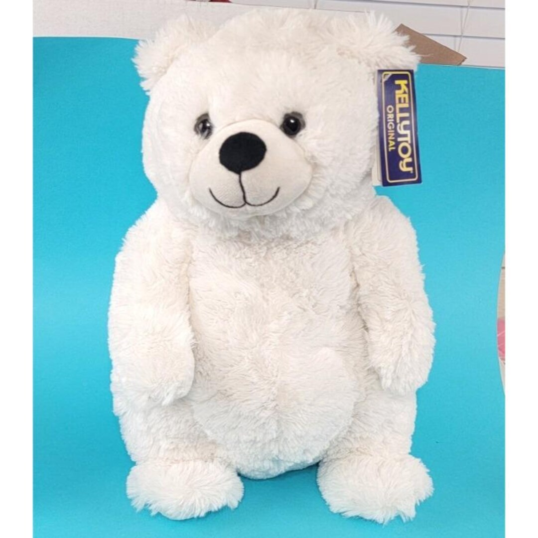 Kellytoy Polar Bear Plush Soft 15" Stuffed Animal Realistic Classroom ...