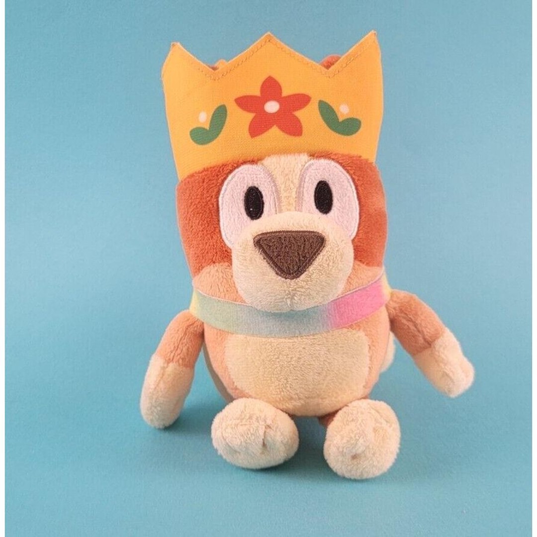 Bluey Queen Bingo Dog 5" Plush Stuffed Animal Mascot Cape Crown - Etsy