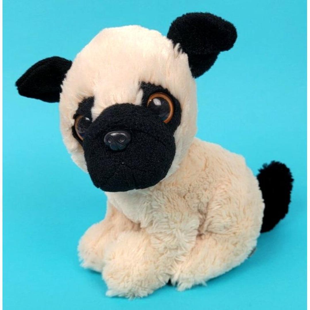 Fiesta Pug Plush 10" Dog Puppy Stuffed Animal Soft Doll Realistic Puppy ...