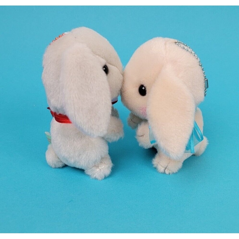 Amuse Loppy Bunny Rabbit 3 Plush Bow Lot Set of 2 Mini Japan Doll - Etsy