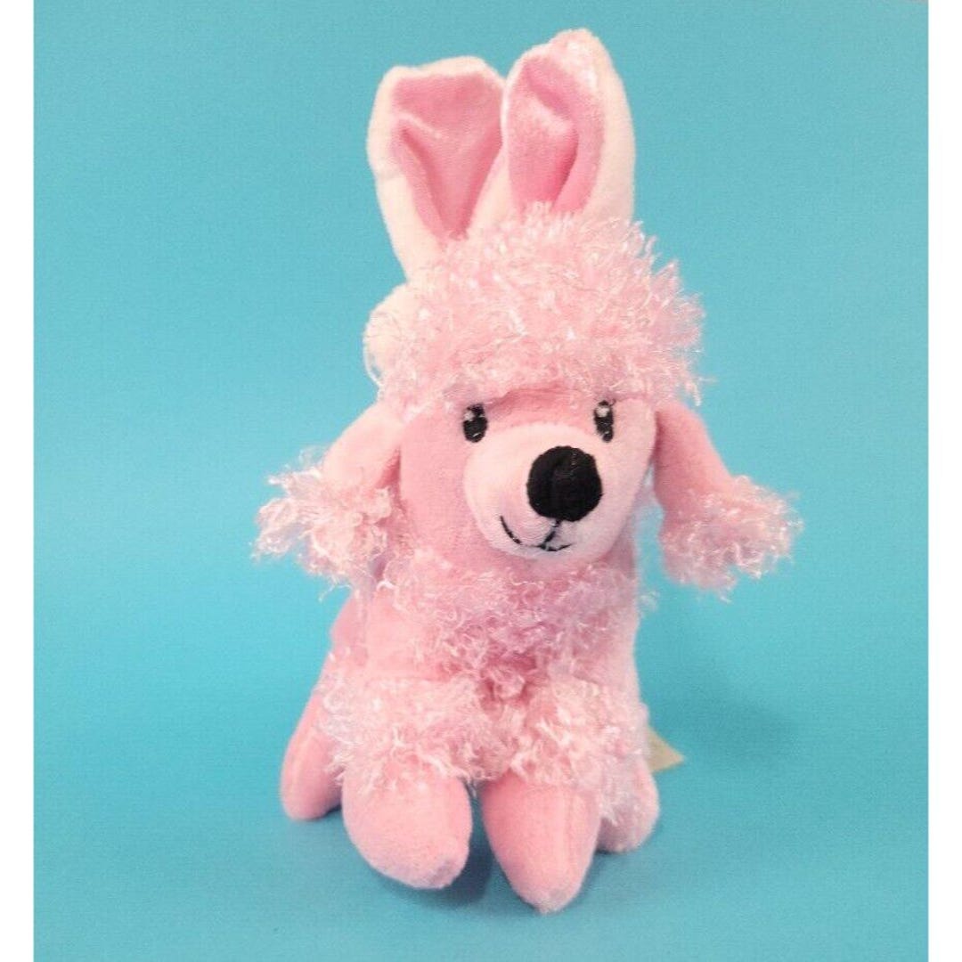 Dan Dee Pink Poodle Plush 8" Bunny Ears Easter Puppy Dog Stuffed Doll ...