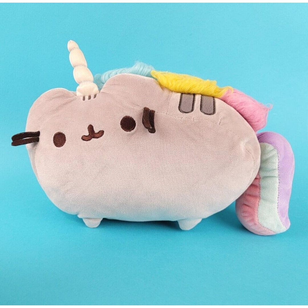 Gund Unicorn Pusheen Cat Stuffed Animal Plush Stuffed Doll 10" Mascot ...