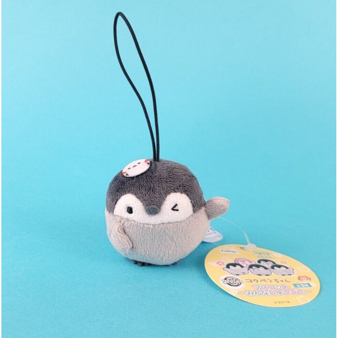 Koupen Chan Winking Penguin Plush Keychain 2 Stuffed Animal Mascot ...