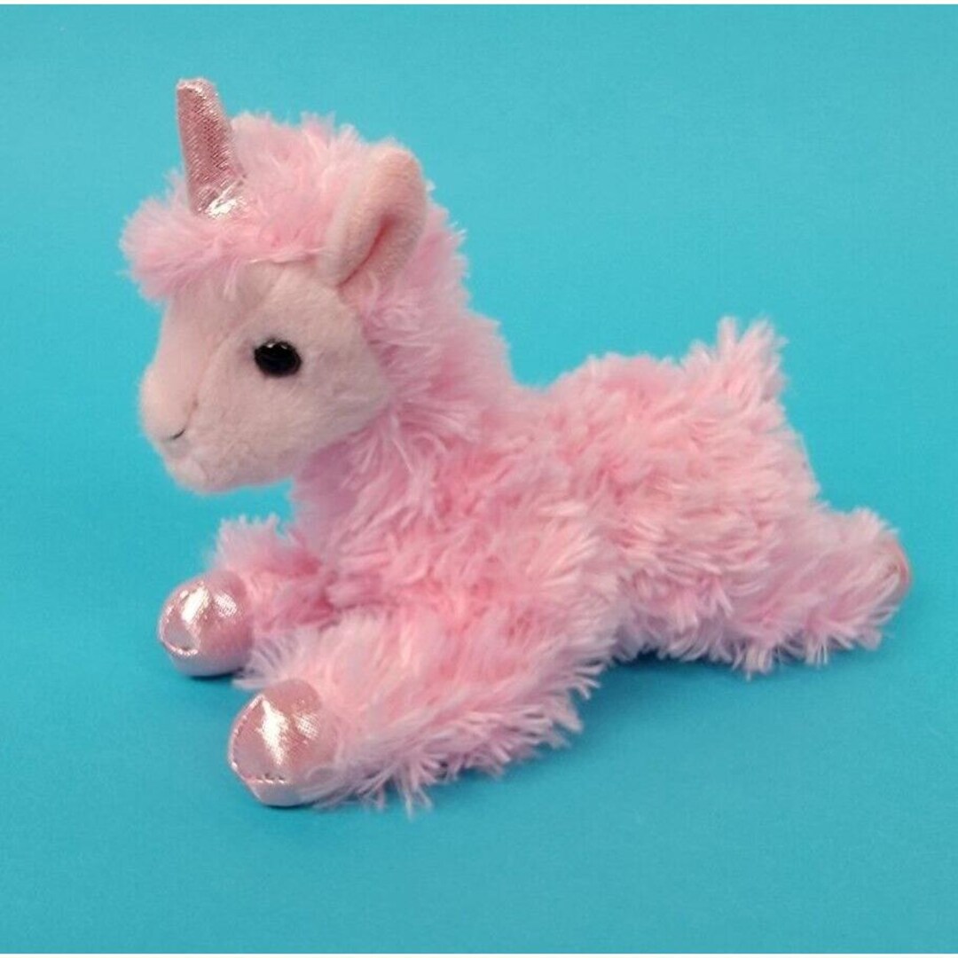 Aurora Pink Unicorn Llama Plush Alpaca Doll 8" Stuffed Animal Soft - Etsy