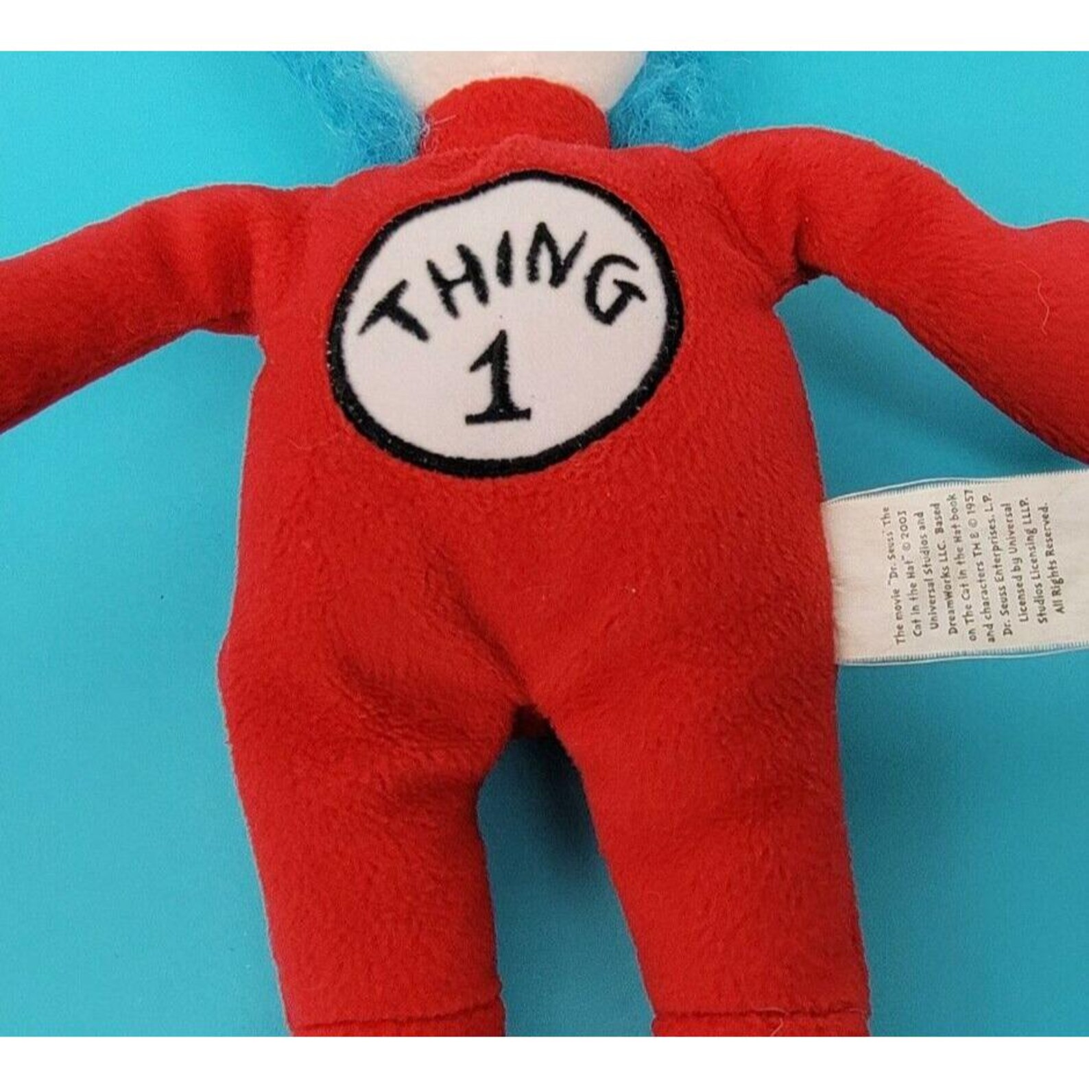 Dr Seuss Thing 1 Plush 10 Stuffed Animal Doll - Etsy