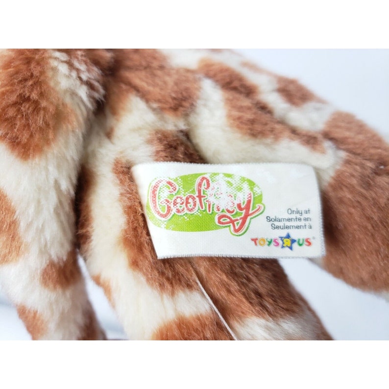 Toys R Us Geoffrey Giraffe Plush Standing Stuffed Toy Doll Realistic 16 ...